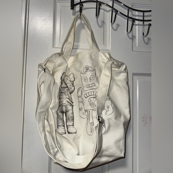 Uniqlo | Bags | Kaws Tote Bag | Poshmark
